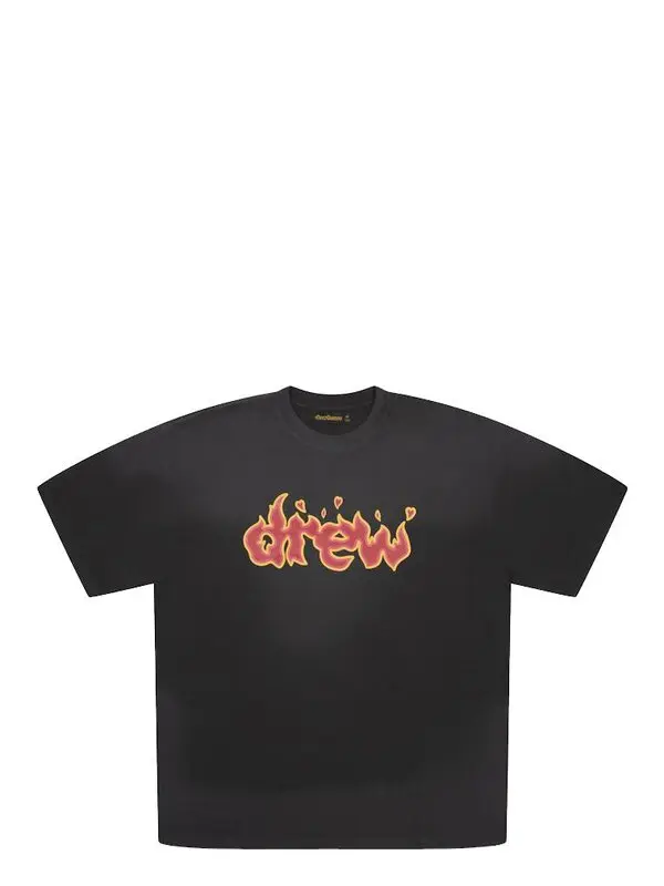 Drew House Lit Drew T-shirt - Faded Black