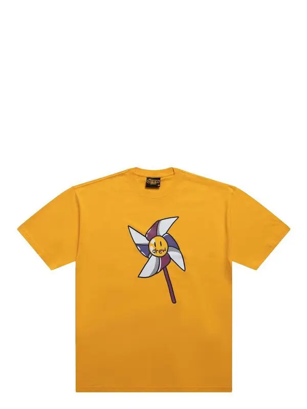 Drew House Pinwheel Tee Shirt - Golden Yellow