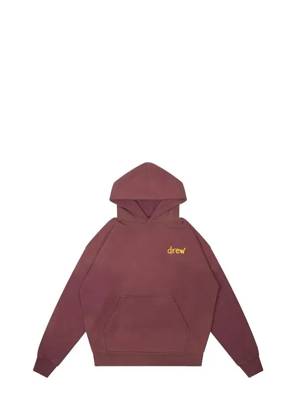 Drew House Scribble Hoodie - Faded Maroon