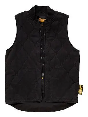 Drew House Cotton Ripstop Mascot Vest - Black