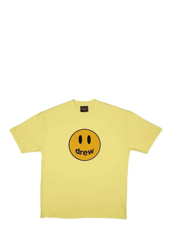 Drew House Mascot Short Sleeve Tee Shirt - Light Yellow