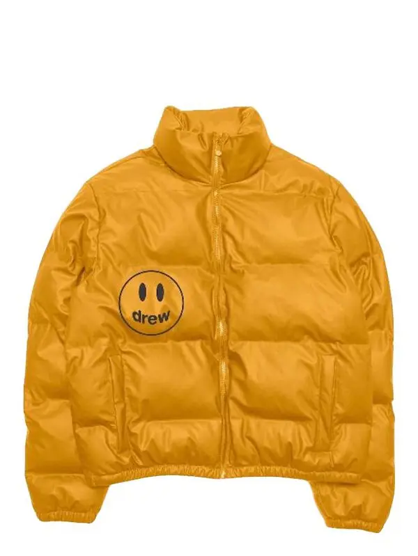 Drew House Mascot Puffer Jacket - Golden Yellow