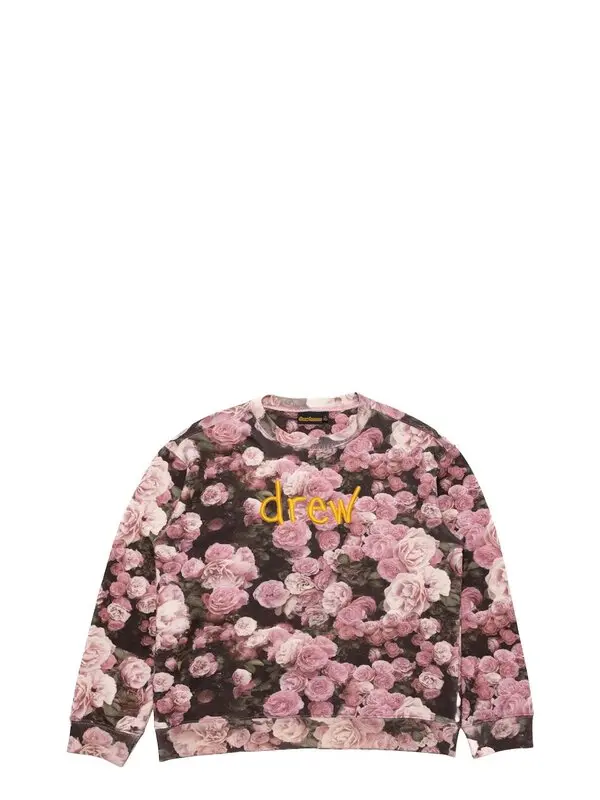 Drew House Scribble Crewneck Sweatshirt - Roses