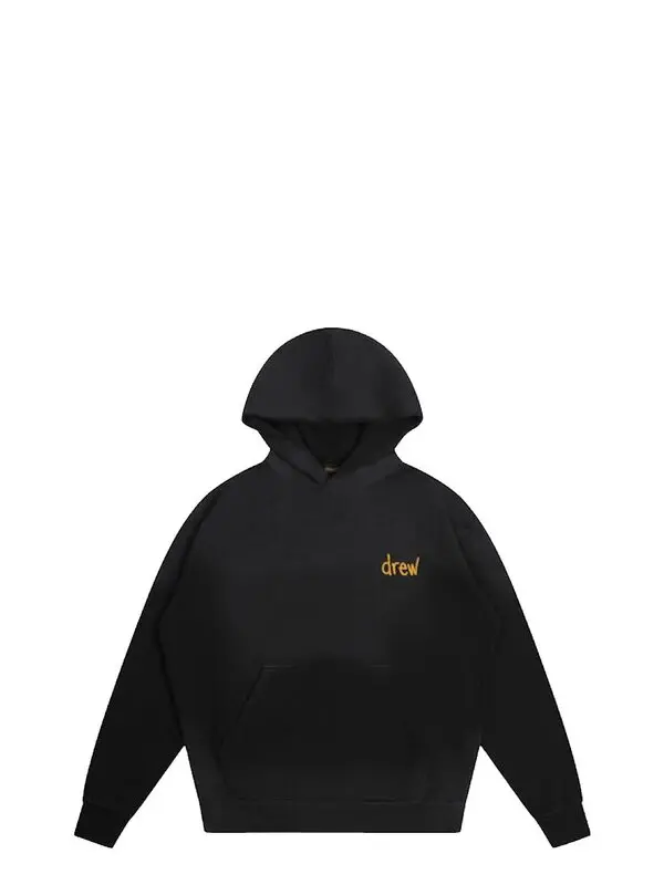 Drew House Scribble Boxy Hoodie - Faded Black