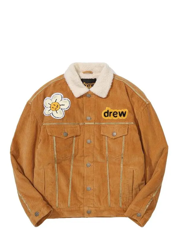 Drew House Corduroy Trucker Jacket - Camel