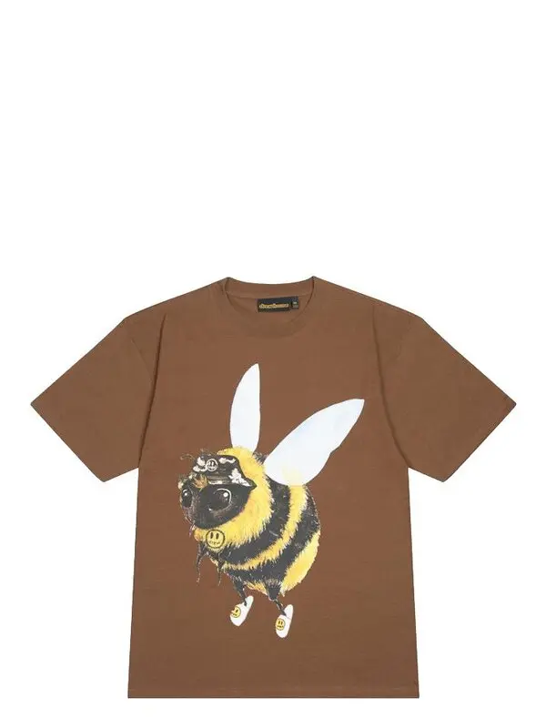 Drew House Bizzy Short Sleeve Tee Shirt - Brown