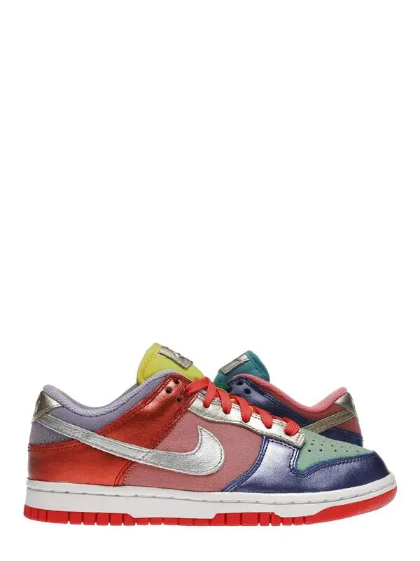 Nike Dunk Low Sneakers - Sunset Pulse/silver/purple Pulse