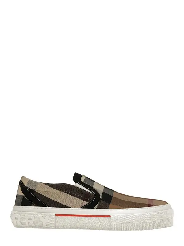 Burberry Slip-on Sneakers - Birch Brown/white
