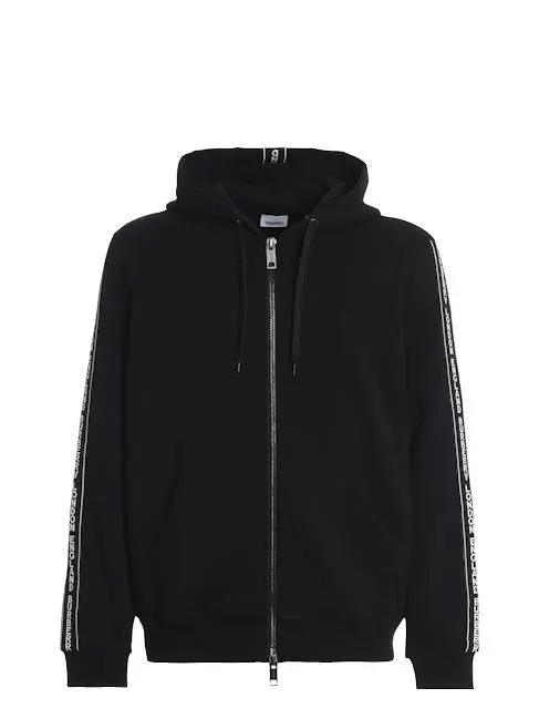 Burberry Siren Zip-up Hoodie - Black