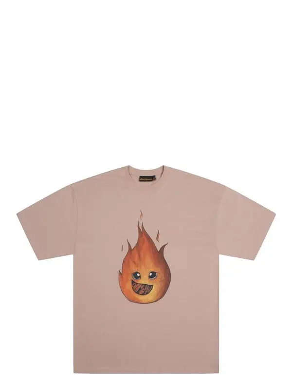 Drew House Drew Flame Short Sleeve Tee Shirt - Dusty Rose