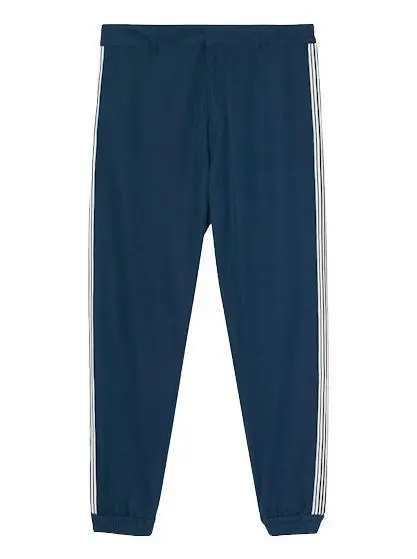 Burberry Side Stripe Sweatpants - Blue/white
