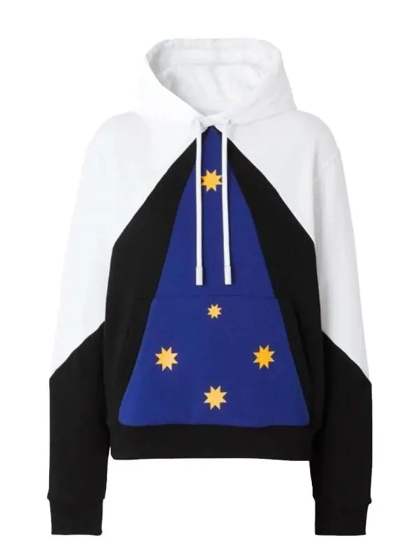 Burberry Graphic Hoodie - Blue/white
