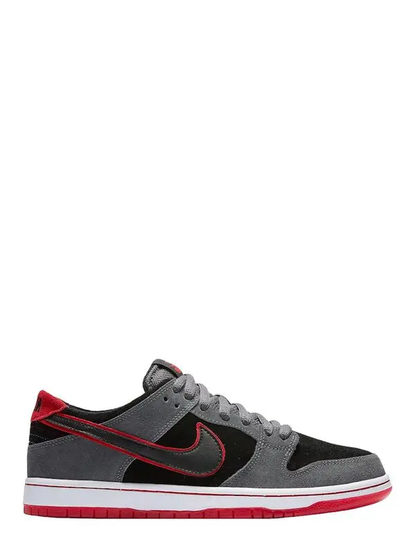 Nike Dunk Low Ishod Wair Sneakers - Dark Grey/university Red/white