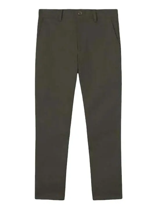 Burberry Straight-fit Cropped Tailored Trousers - Green