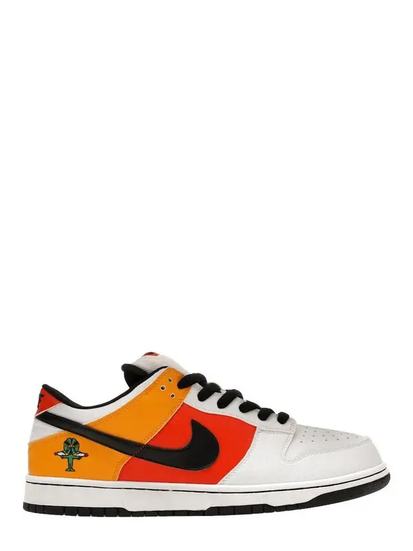 Nike Sb Dunk Low Raygun Home Sneakers - Orange Flash/black/white