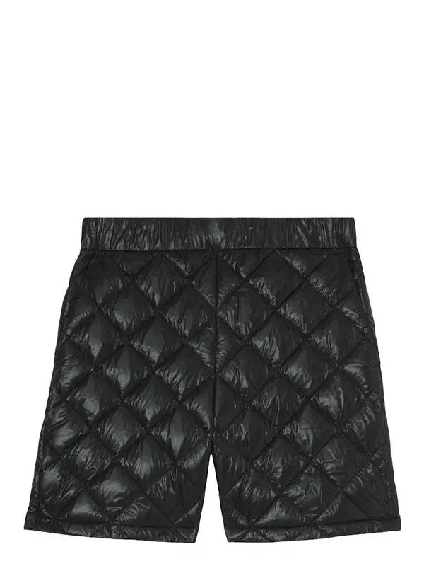 Burberry Diamond-quilted Shorts - Black