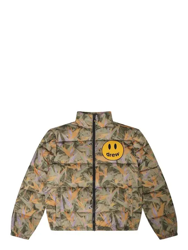 Drew House Zip-up Puffer Jacket - Drew Camo