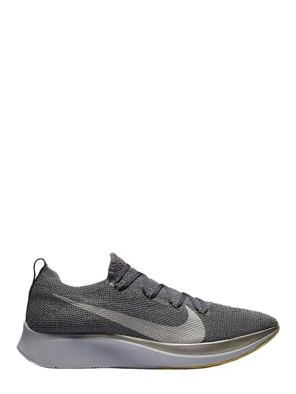 Nike Zoom Fly Flyknit Sneakers - Dark Grey Black Atmosphere Grey Metallic Pewter
