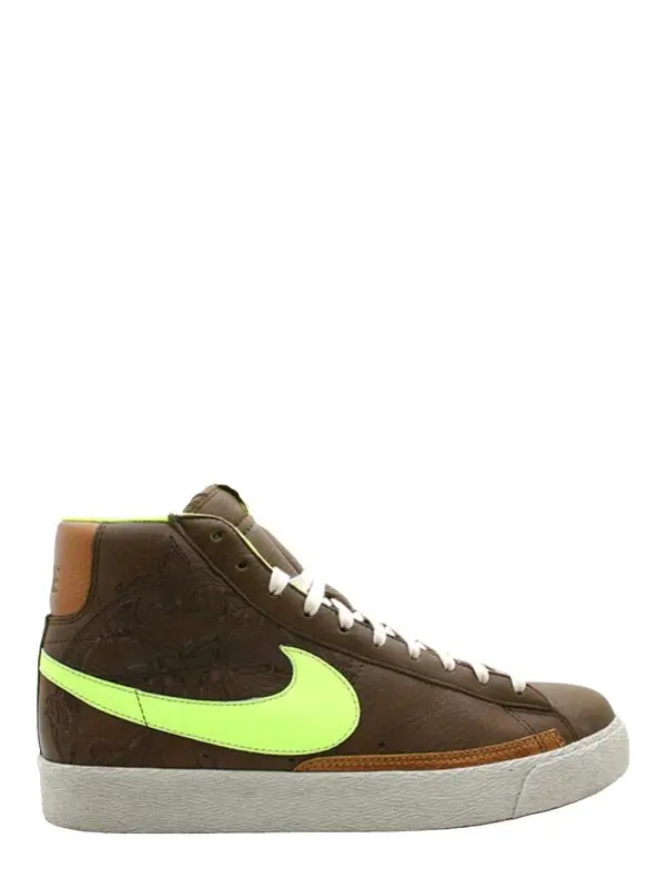 Nike Blazer High-top Sneakers - Umber/volt Birch