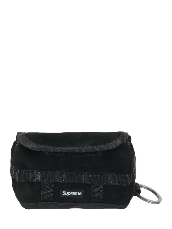 Supreme The North Face Suede Base Camp Duffle Keychain - Black