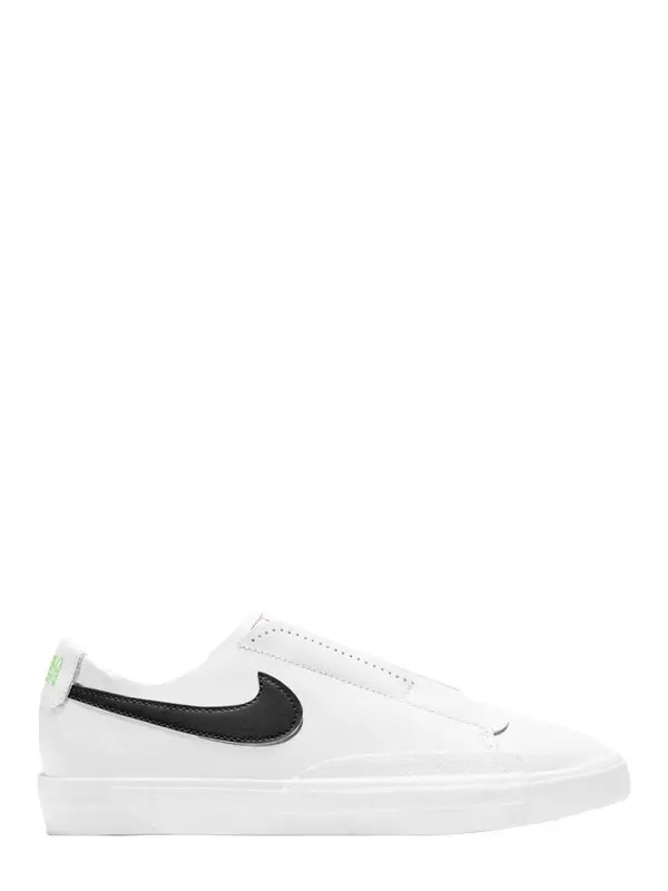 Nike Blazer Slip-on Sneakers - White/black/green Strike
