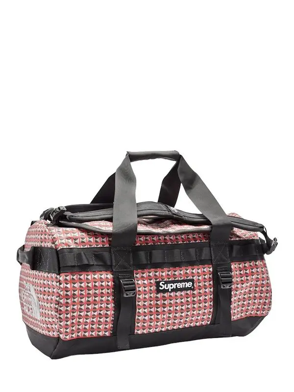 Supreme The North Face Studded Small Base Camp Duffle Bag - Red