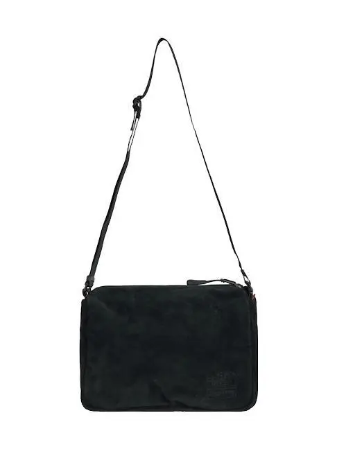 Supreme Suede Shoulder Bag - Black