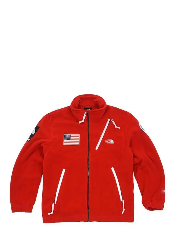 Supreme The North Face Trans Antarctica Expedition Fleece Jacket - Red