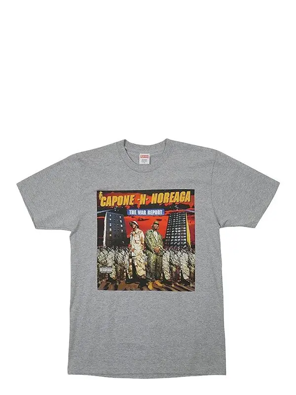 Supreme The War Report Tee Shirt - Heather Grey
