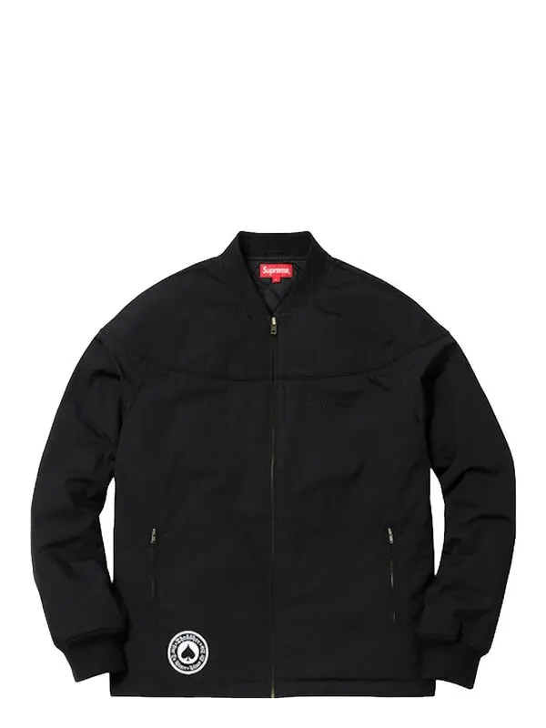 Supreme Thrasher Poplin Crew Jacket - Black