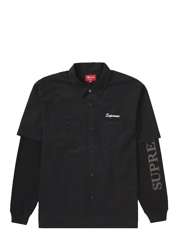 Supreme Thermal Work Shirt - Black