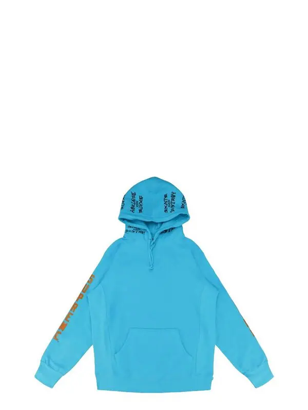 Supreme Thrasher Boyfriend Hooded Sweatshirt - Light Aqua