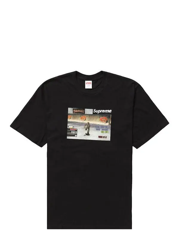 Supreme Thrasher Game Tee Shirt - Black