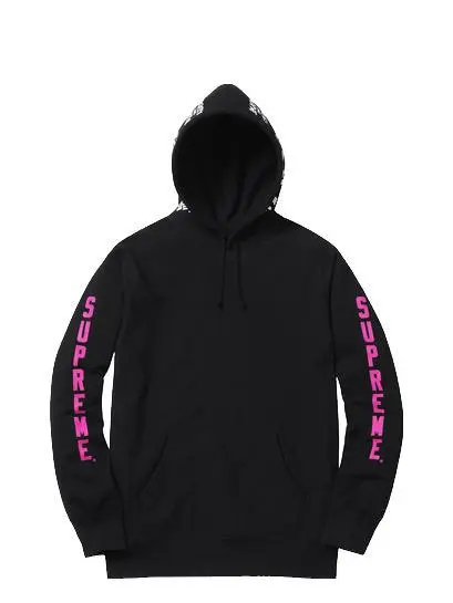 Supreme Thrasher Boyfriend Hooded Sweatshirt - Black