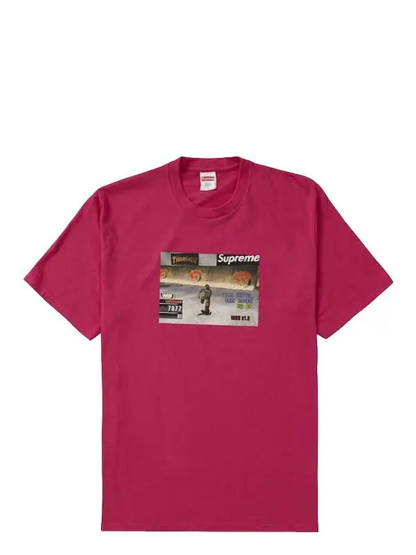 Supreme Thrasher Game Tee Shirt - Pink