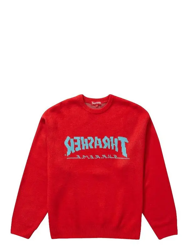 Supreme Thrasher Sweater - Red