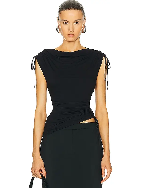 L'academie By Marianna Greava Top - Black