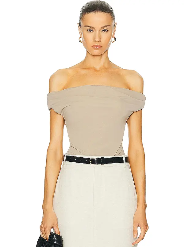 L'academie By Marianna Fio Top - Beige