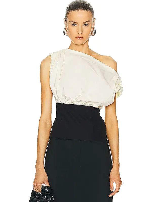 L'academie By Marianna Matteah Top - Black & Ivory