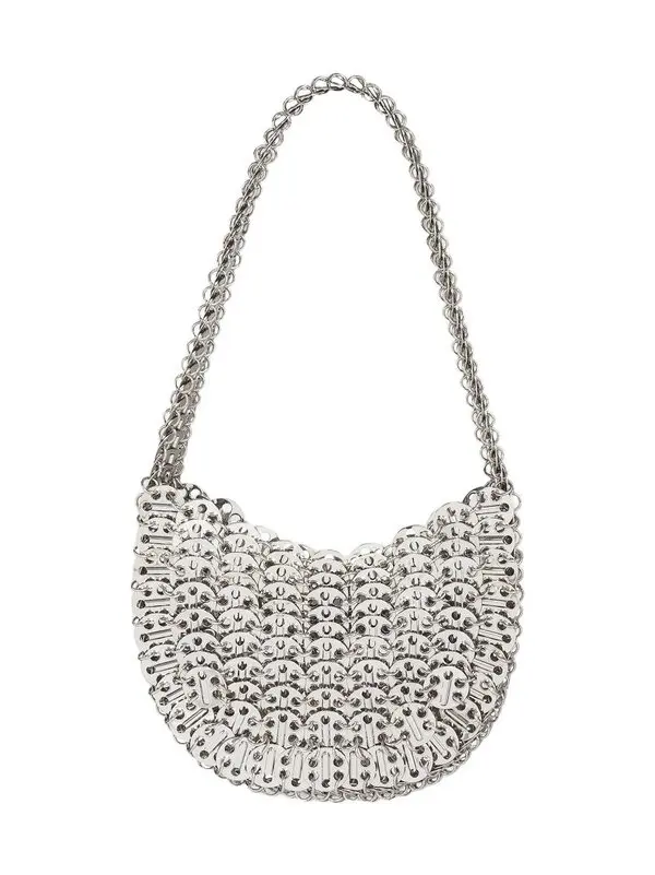 Rabanne 1969 Moon Shoulder Bag - Silver