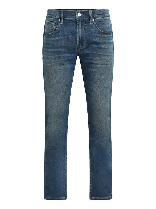 Hudson Jeans Blake Stretch-cotton-blend Straight-leg Jeans - Riptide