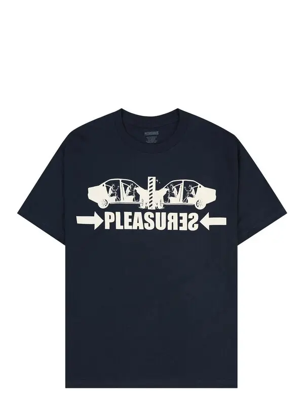 PLEASURES Crash T-shirt - Blue