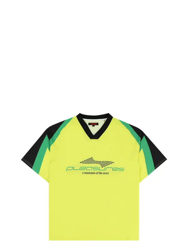 PLEASURES Mind Soccer Jersey - Green