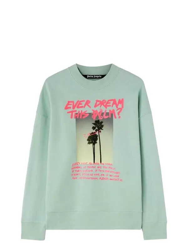 Palm Angels Palm Dream Crewneck - Green