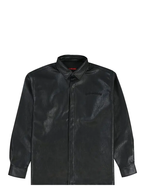 PLEASURES Resonate Overshirt - Black
