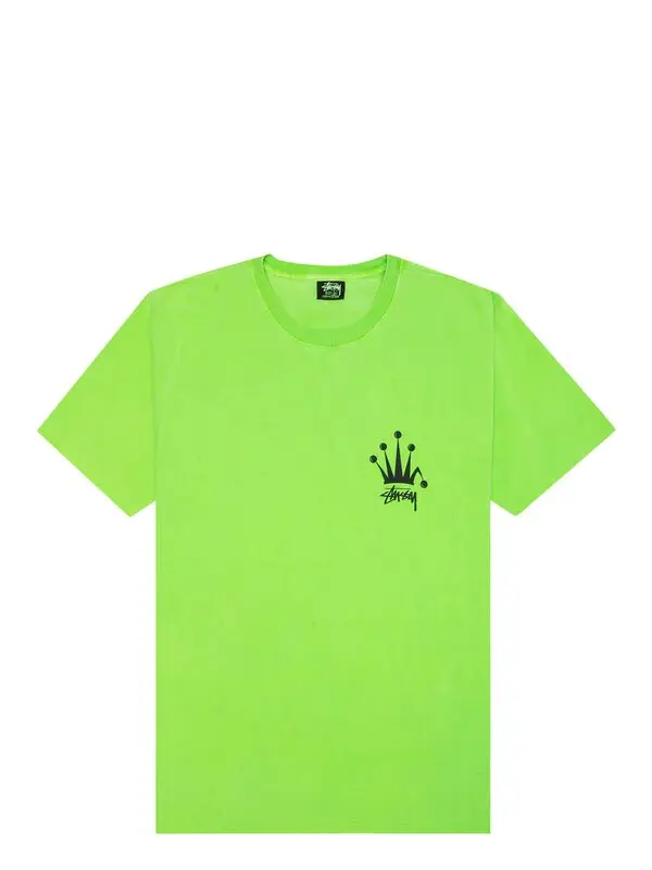 StÜssy Regal Crown Pigment Dyed Tee - Green