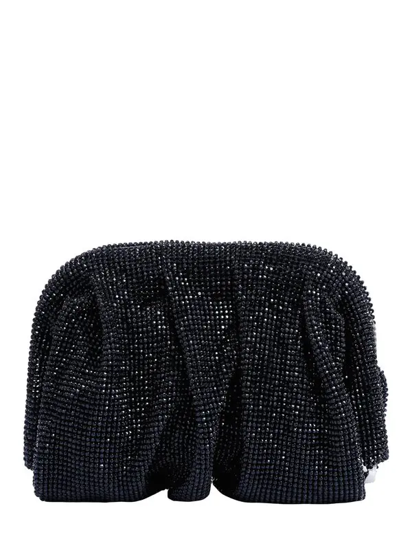 Benedetta Bruzziches Embellished Venus La Petite Clutch Bag - Black