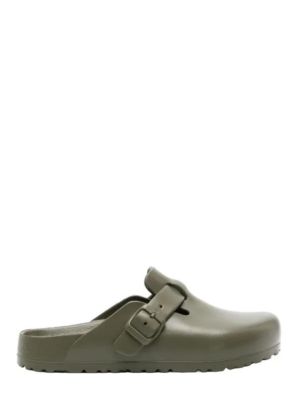BIRKENSTOCK Boston Buckled Slippers - Green