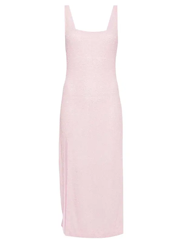 Staud Le Sable Midi Dress - Pink