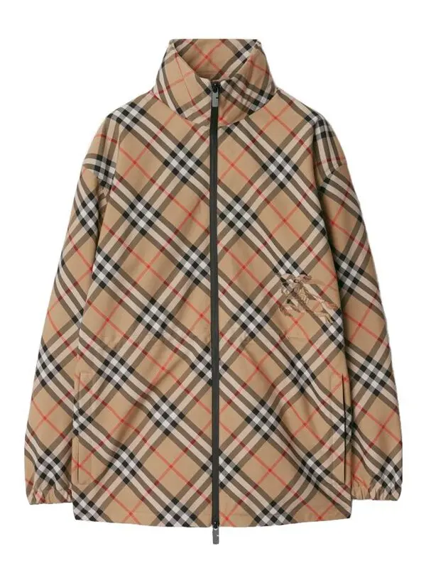 Burberry Check Jacket - Sand